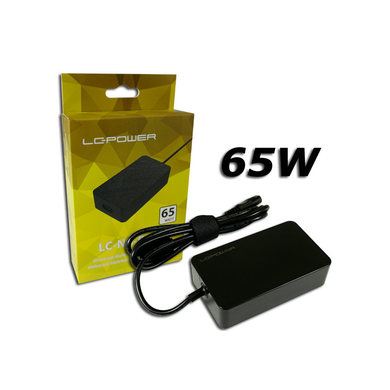 LC POWER LC-NB-PRO-65-C - USB-C notebook power adapter